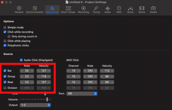 Custom Click Track Metronome In Logic Pro Professional Composers Custom Click Track Metronome In Logic Pro Professional Composers